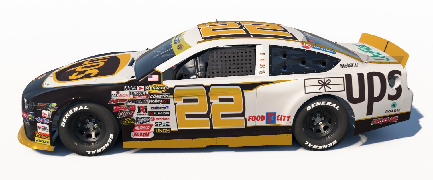 UPS ARCA Ford Mustang by Ronald Lawson2 - Trading Paints