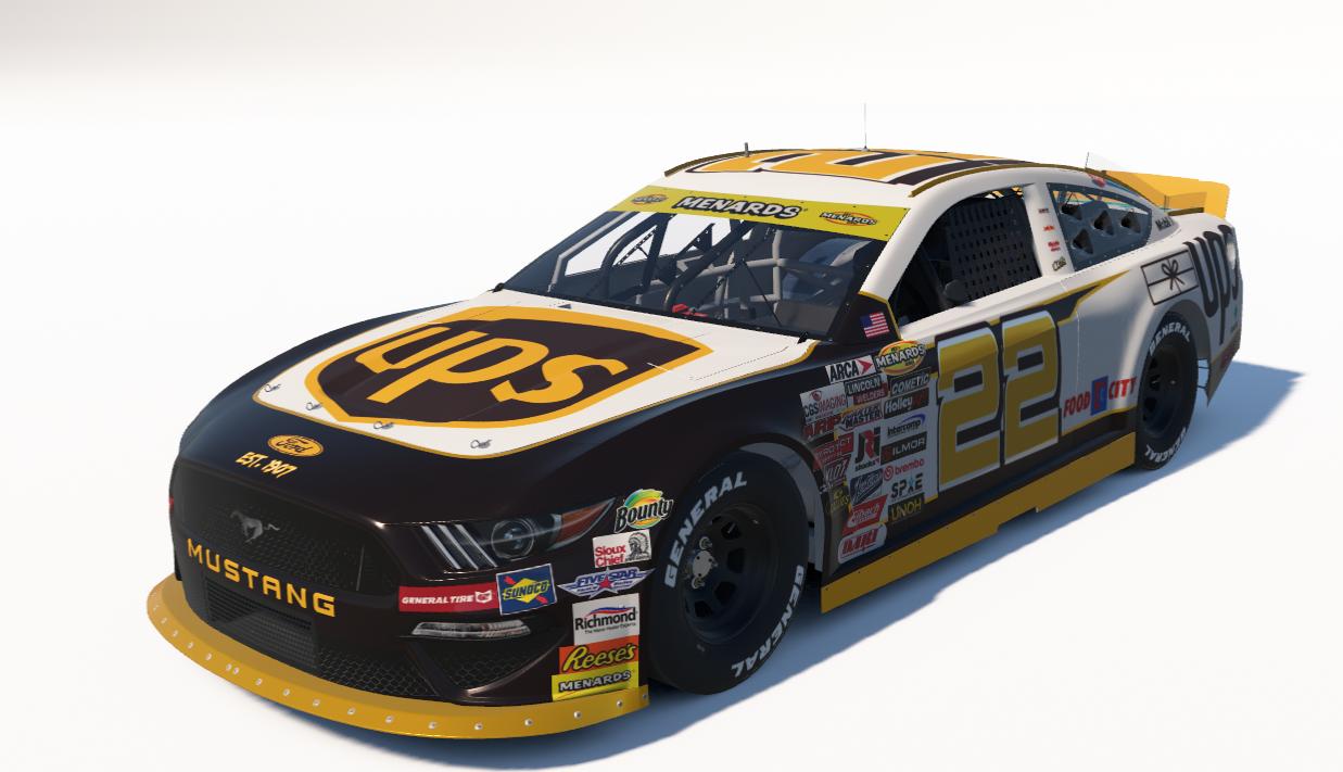UPS ARCA Ford Mustang by Ronald Lawson2 - Trading Paints