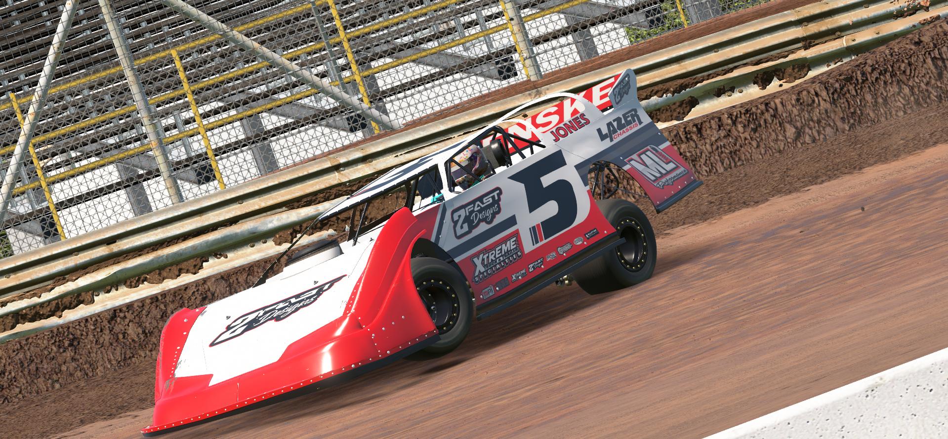 Braden Jones #5 Dirt Late Model by Brayden Mussetter - Trading Paints