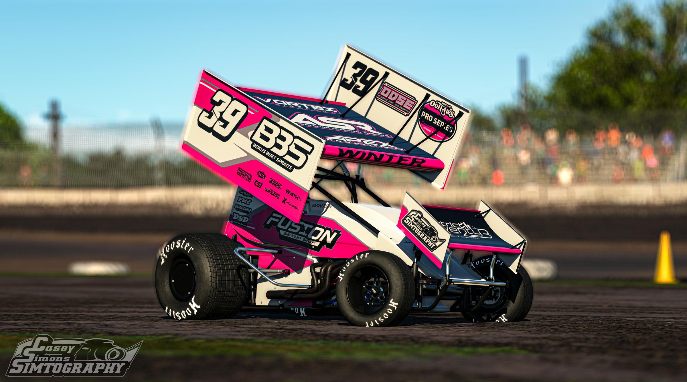 Ethan Winter Kofoid Winged Sprint Car by Connor Dudek - Trading Paints