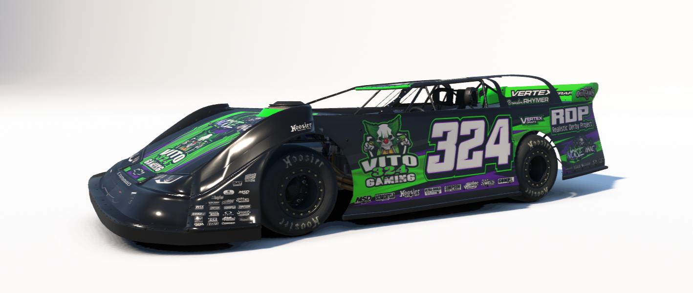 Brandon Rhymer Dirt Late Model by Tyler Bowman4 - Trading Paints