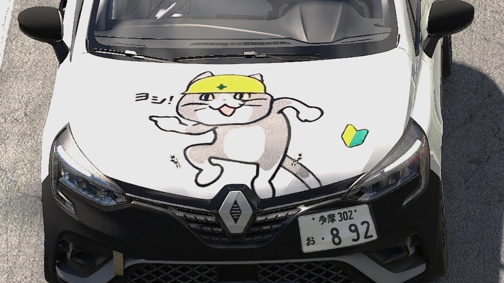 "Genba Neko" Renault Lutecia by Takeshi Ito - Trading Paints