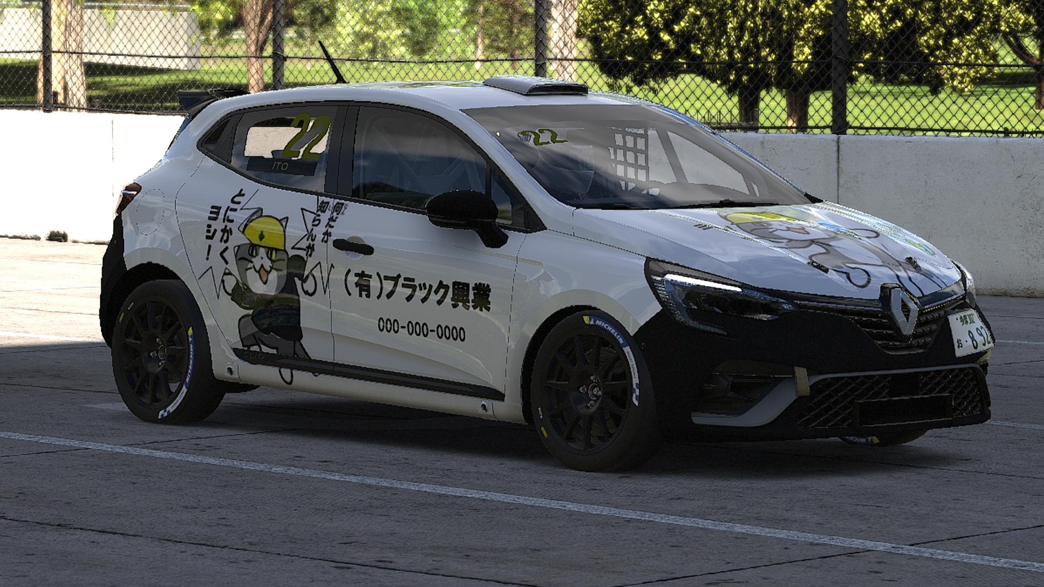 "Genba Neko" Renault Lutecia by Takeshi Ito - Trading Paints