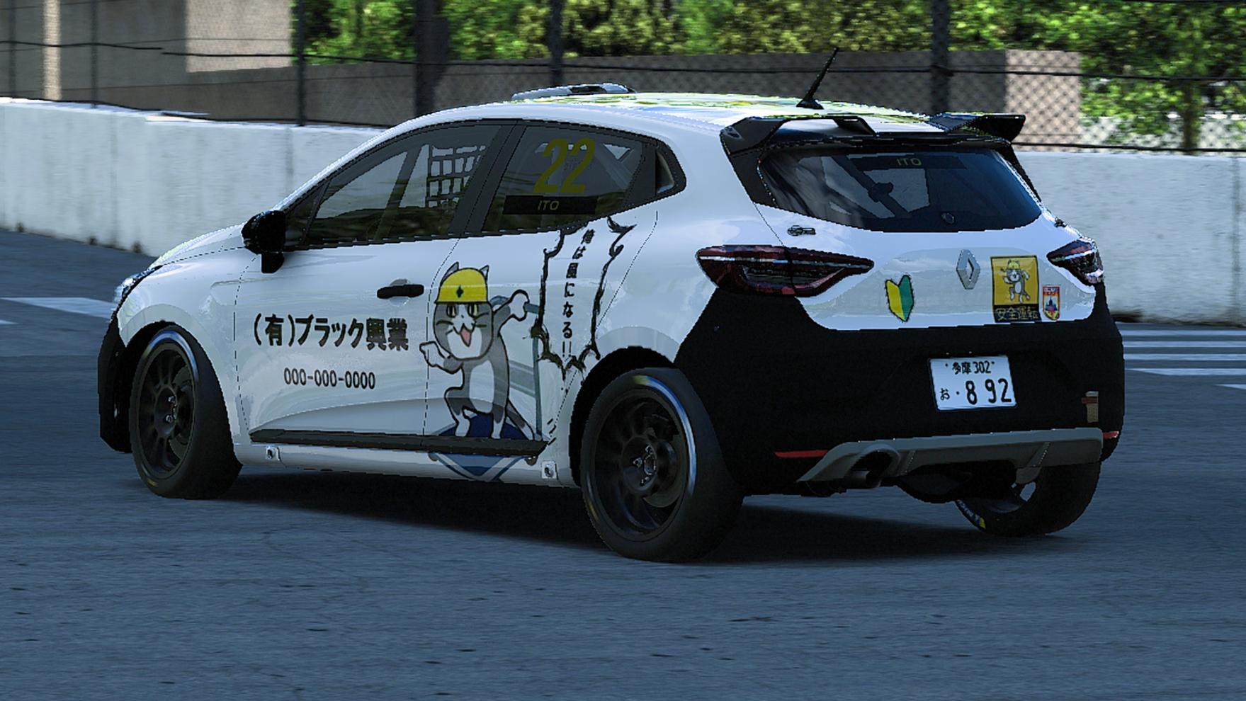 "Genba Neko" Renault Lutecia by Takeshi Ito - Trading Paints