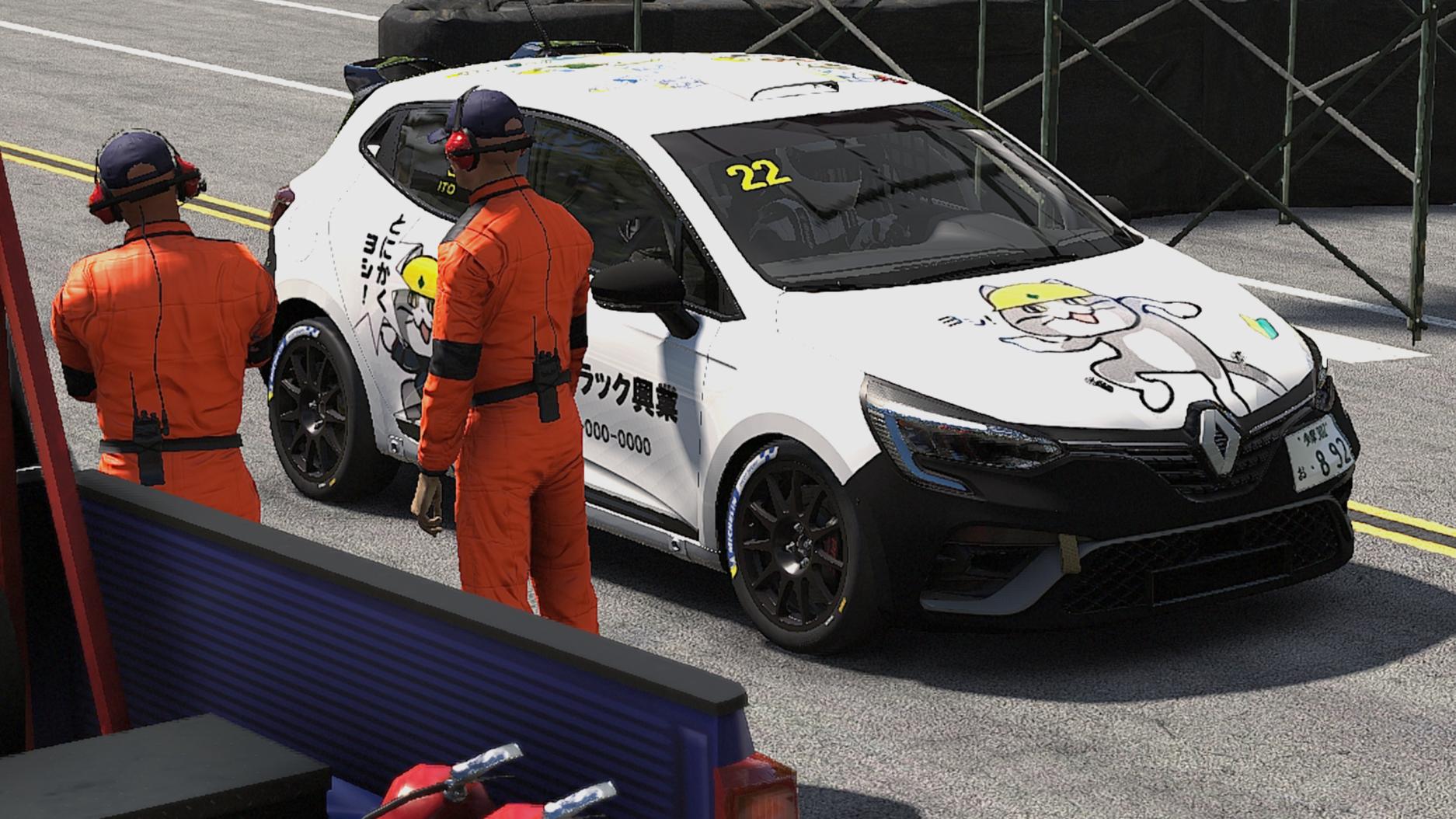 "Genba Neko" Renault Lutecia by Takeshi Ito - Trading Paints