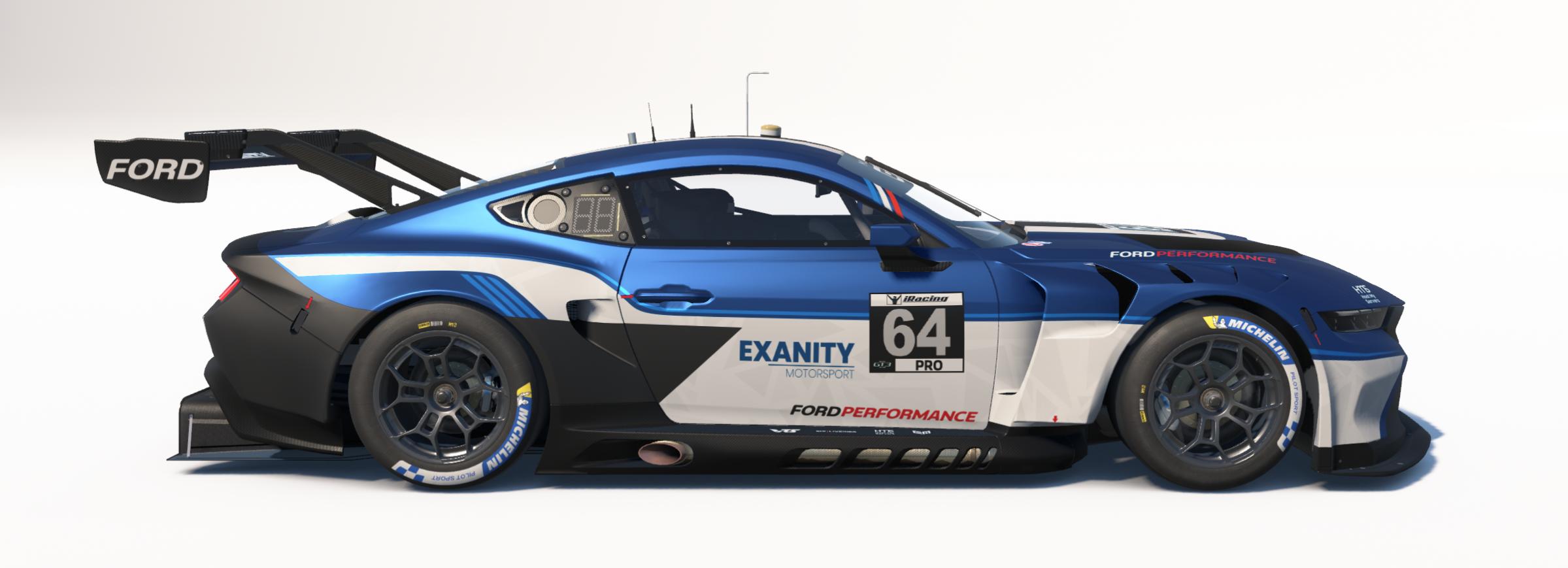 Exanity Motorsport - Ford Mustang GT3 [v3.0] by Clément B. - Trading Paints
