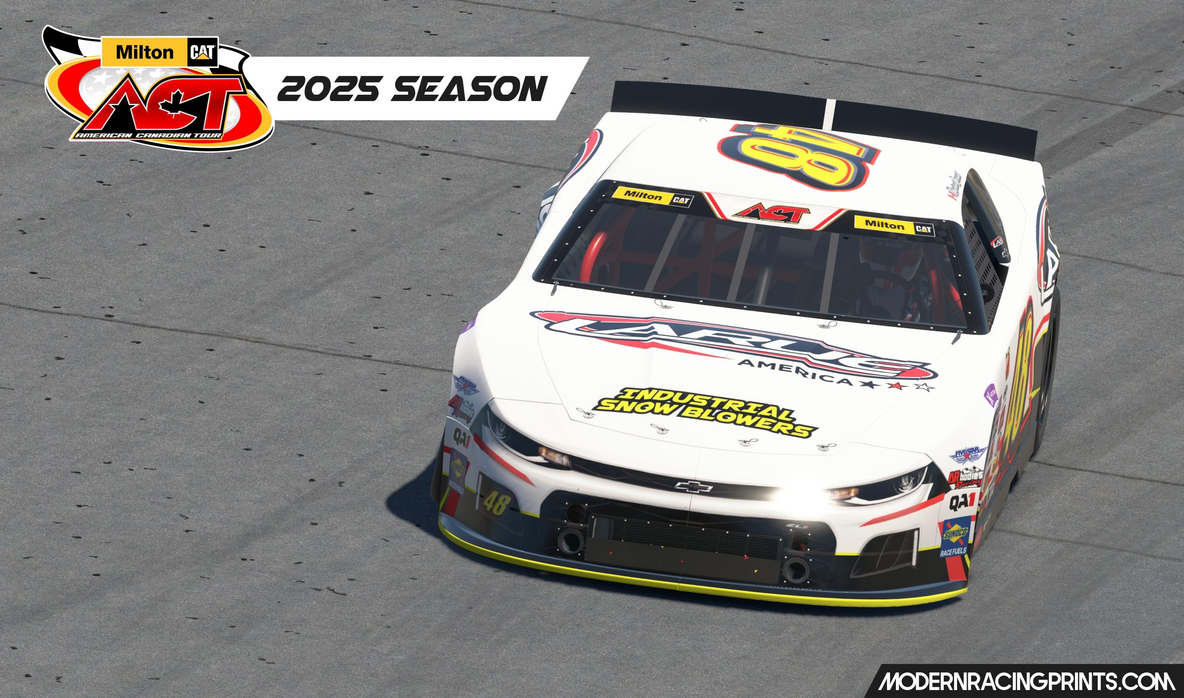 2025 Raphael Lessard Larue ACT Late Model Chevrolet Camaro by Matthew ...