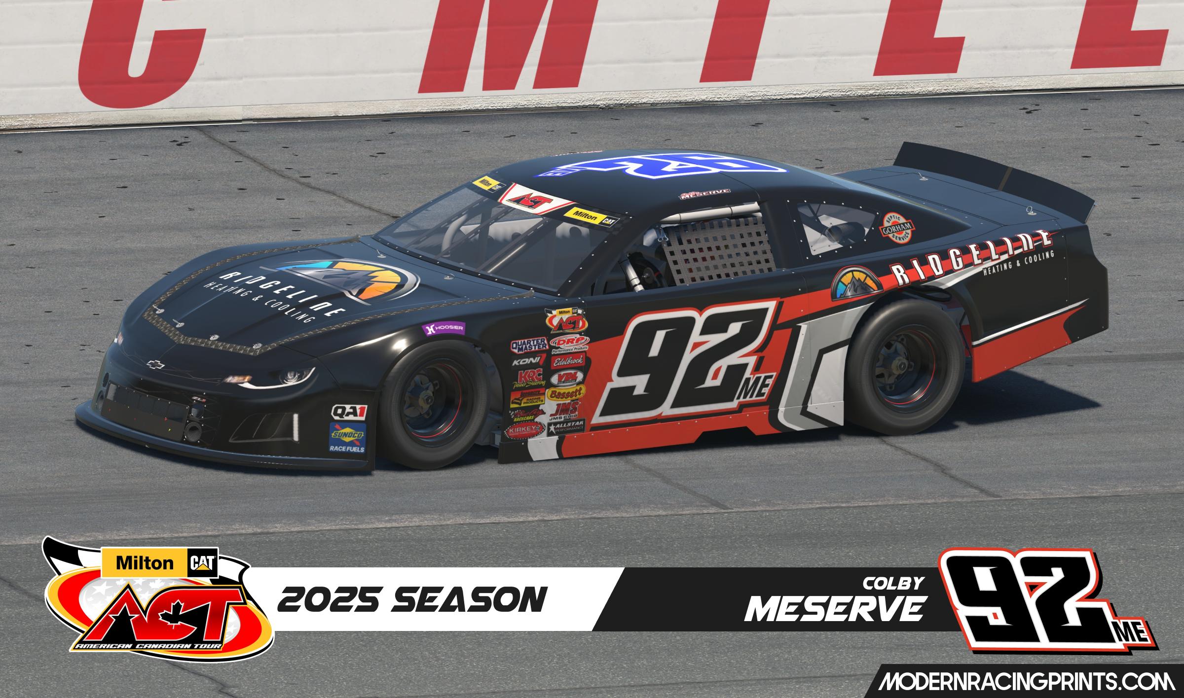 2025 Colby Meserve Ridgeline Heating & Cooling ACT Late Model Chevrolet ...