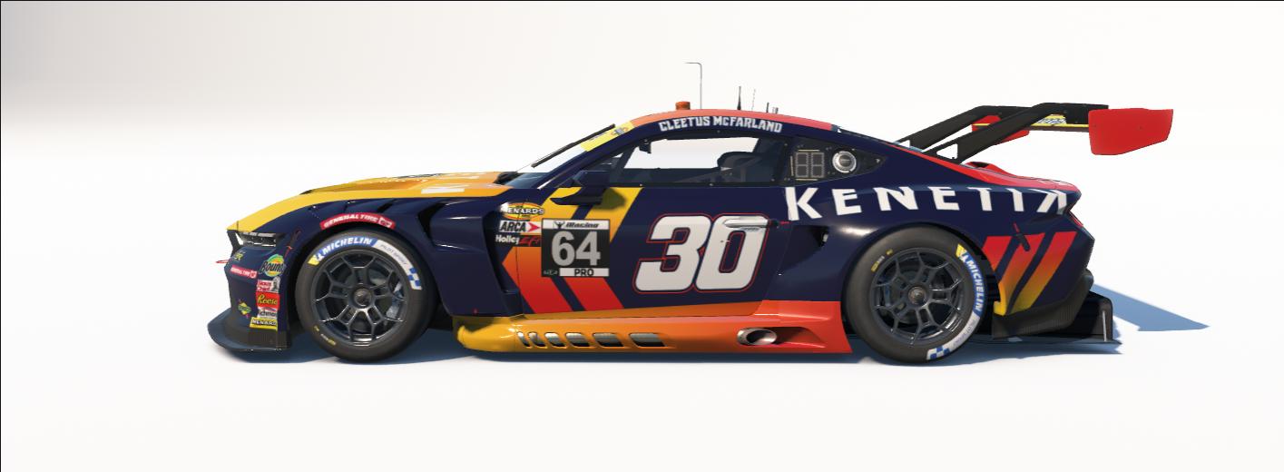 Ford Mustang GT3 CLEETUS MCFARLAND KENETIK ARCA LIVERY by Sam Van B ...
