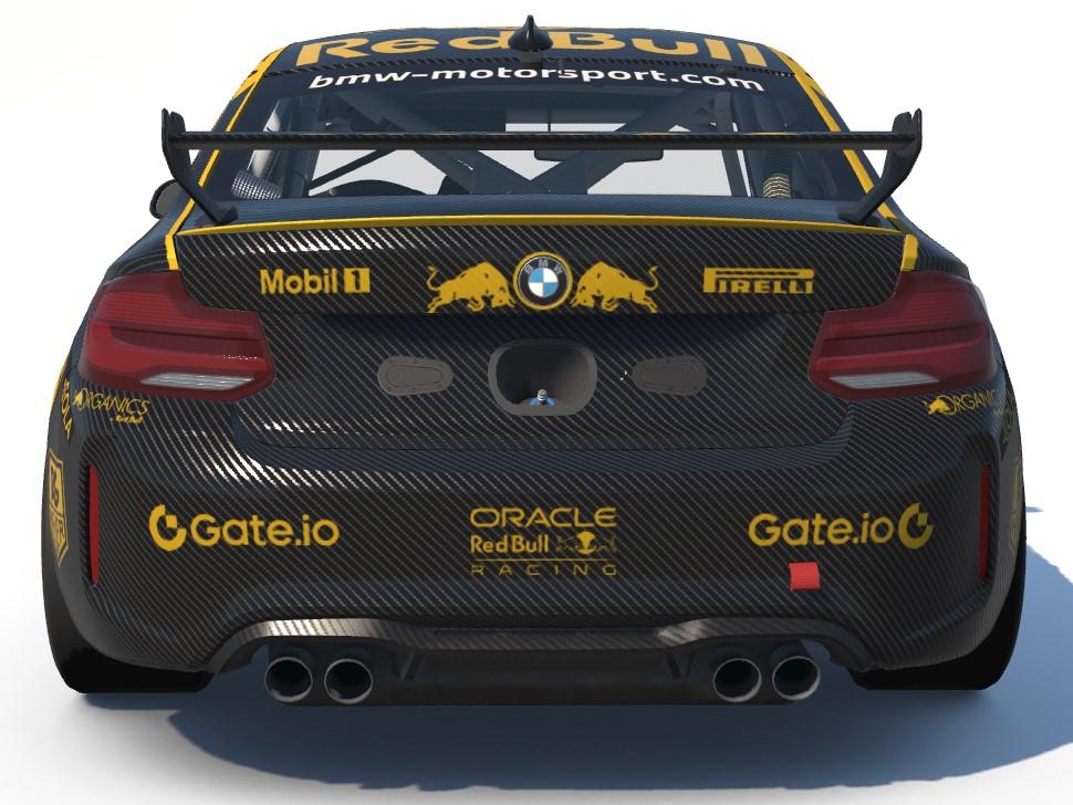 Red Bull RB21 F1 x BMW Team RMG Deutsche Post BMW M2 CS Racing with ...