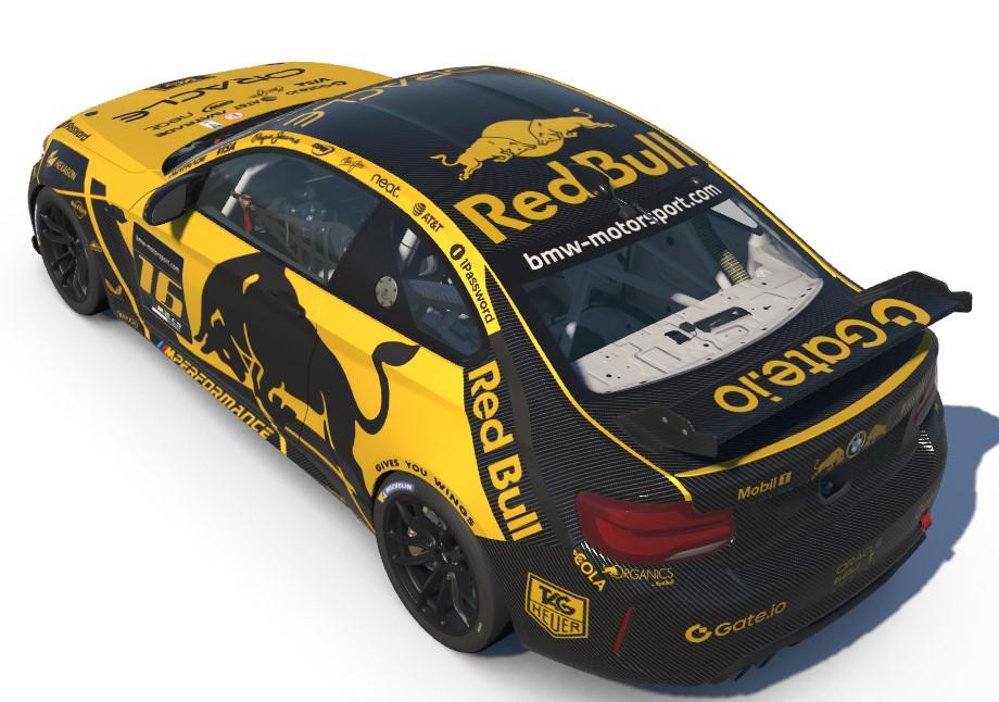 Red Bull RB21 F1 x BMW Team RMG Deutsche Post BMW M2 CS Racing with ...
