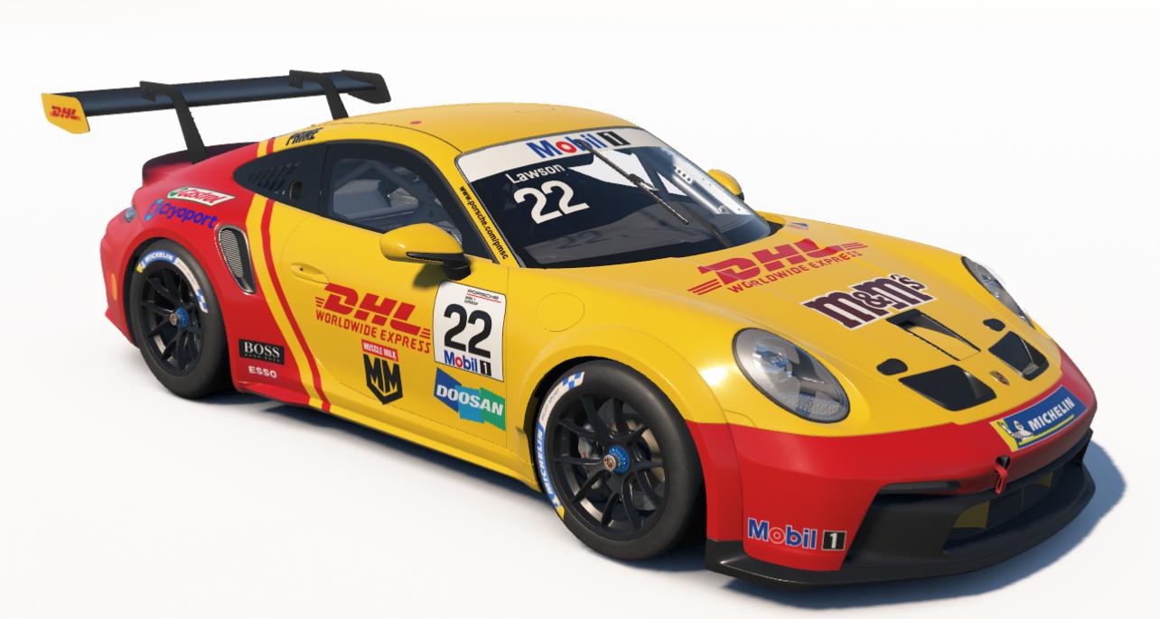 DHL Worldwide Services Porsche 911 GT3 Cup (992) by Ronald Lawson2 ...