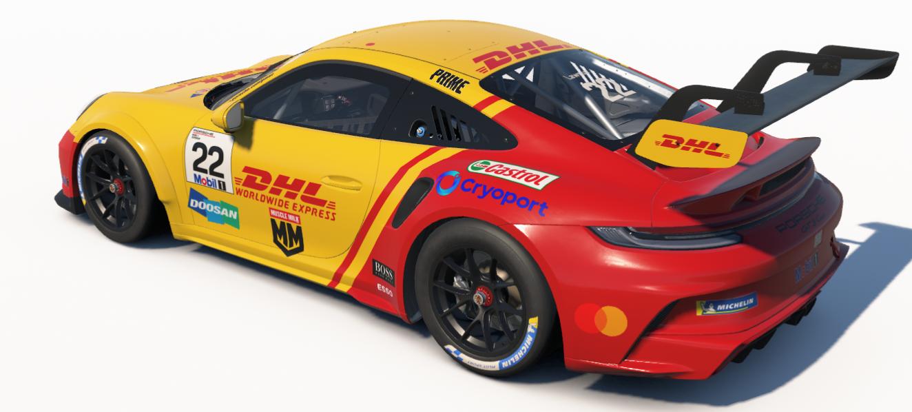 DHL Worldwide Services Porsche 911 GT3 Cup (992) by Ronald Lawson2 ...