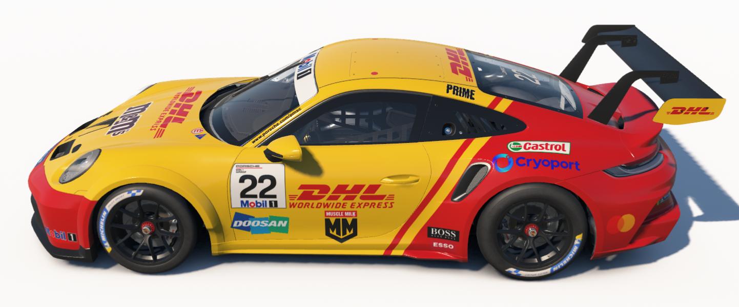DHL Worldwide Services Porsche 911 GT3 Cup (992) by Ronald Lawson2 ...