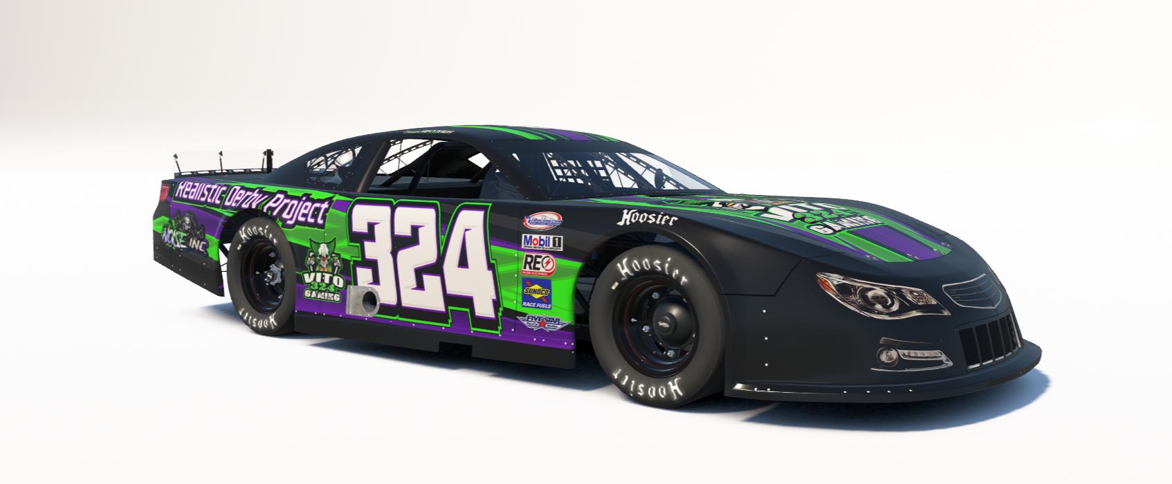 Brandon Rhymer Asphalt Super Late Model by Tyler Bowman4 - Trading Paints
