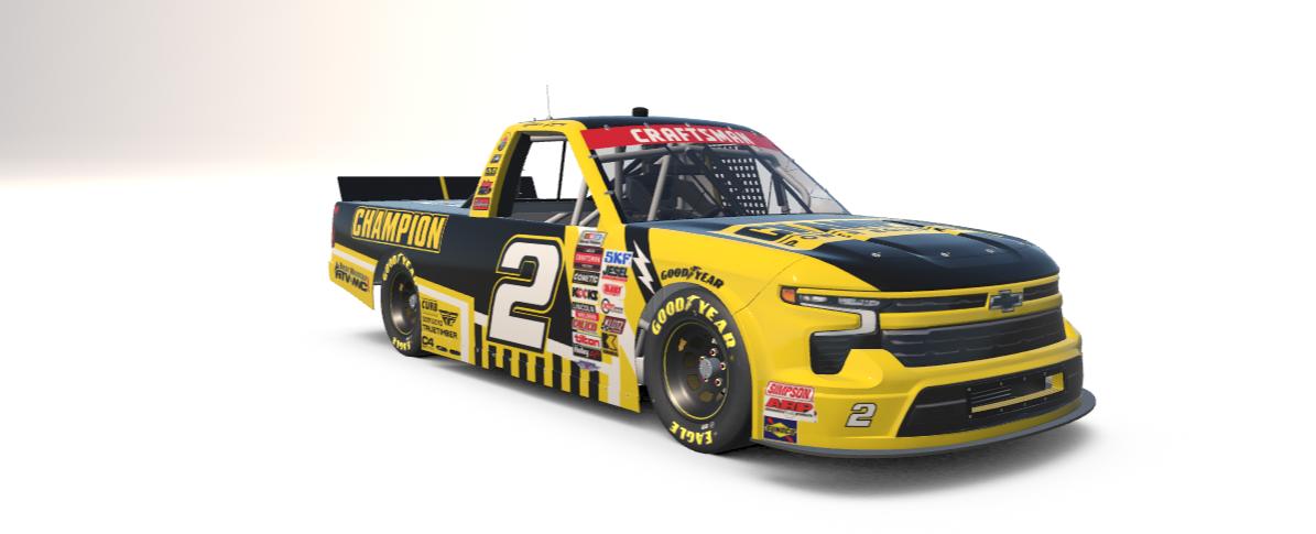 Grant Enfinger number 9 sim stamped by Aiden Laney - Trading Paints