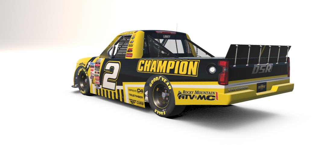 Grant Enfinger number 9 sim stamped by Aiden Laney - Trading Paints