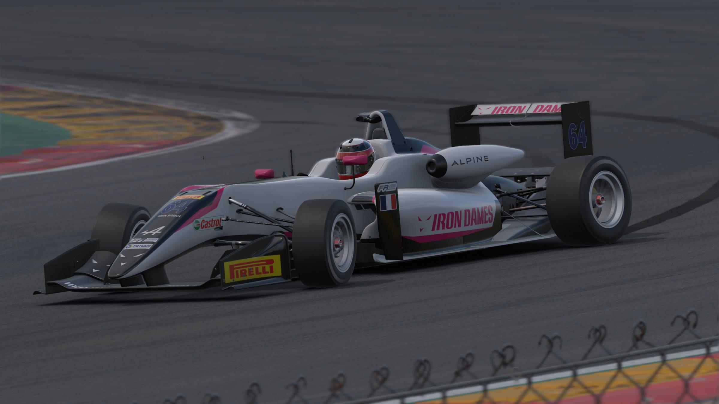 Doriane Pin Iron Dames FRECA F3 by Lucas Lodato - Trading Paints