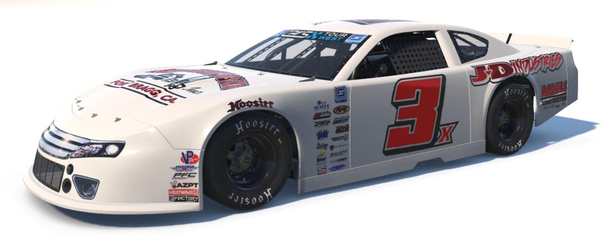 Trey Daniels Cars Tour West 2025 by Aiden Kizer - Trading Paints