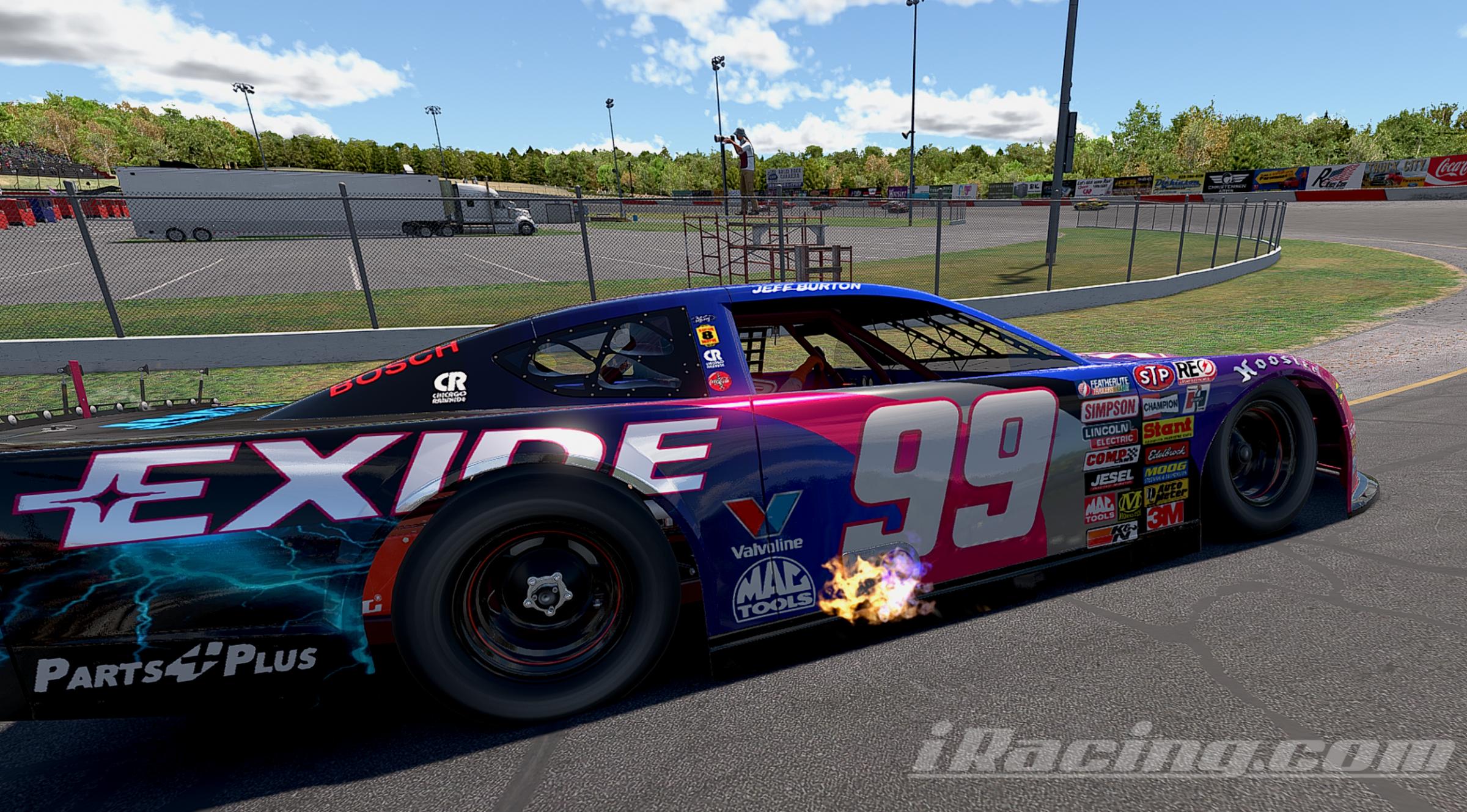 Jeff Burton 99 Exide Ford by Robert H. - Trading Paints