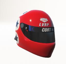 2025 Cort Hansen LVRP Thunderbirds Helmet by Cort Hansen - Trading Paints