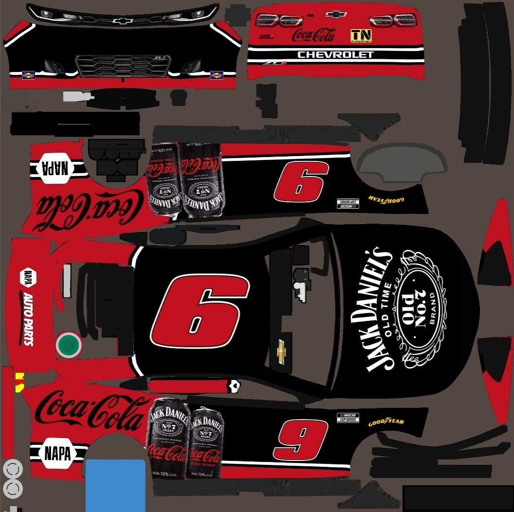Chase Elliott Jack Daniels and coke by Tyler N. - Trading Paints