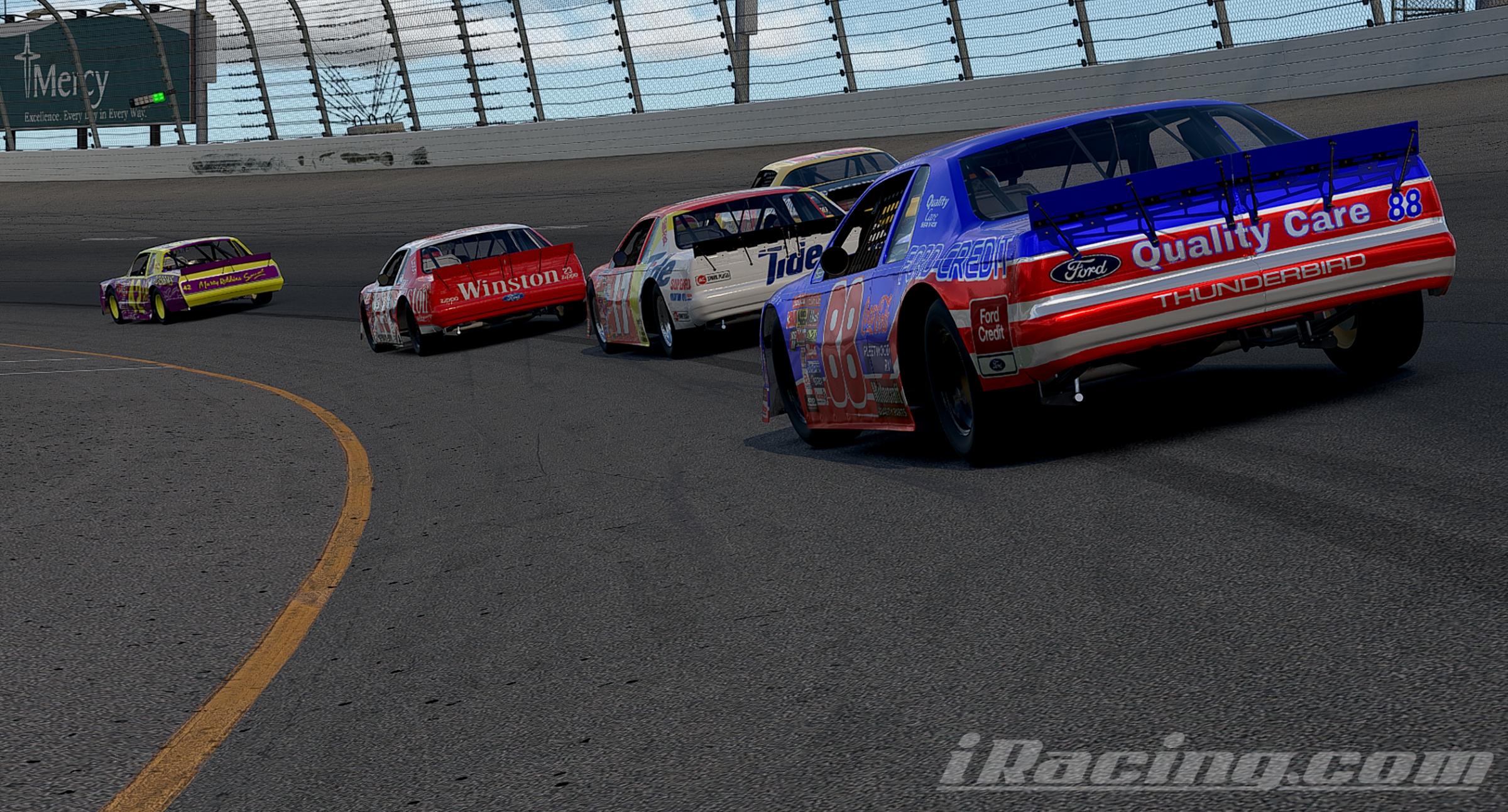 Dale Jarrett Ford Credit Thunderbird by Robert H. - Trading Paints