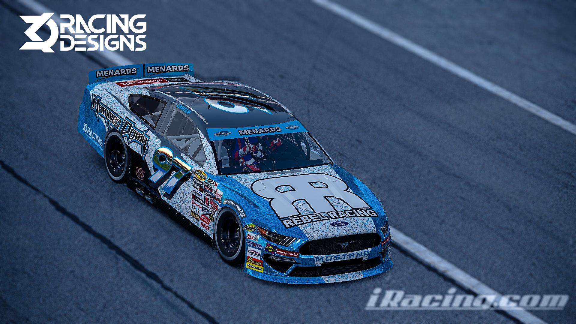 Samuel Carter #97 Hammer Down ARCA Ford Mustang by Johnathan Smith3 ...