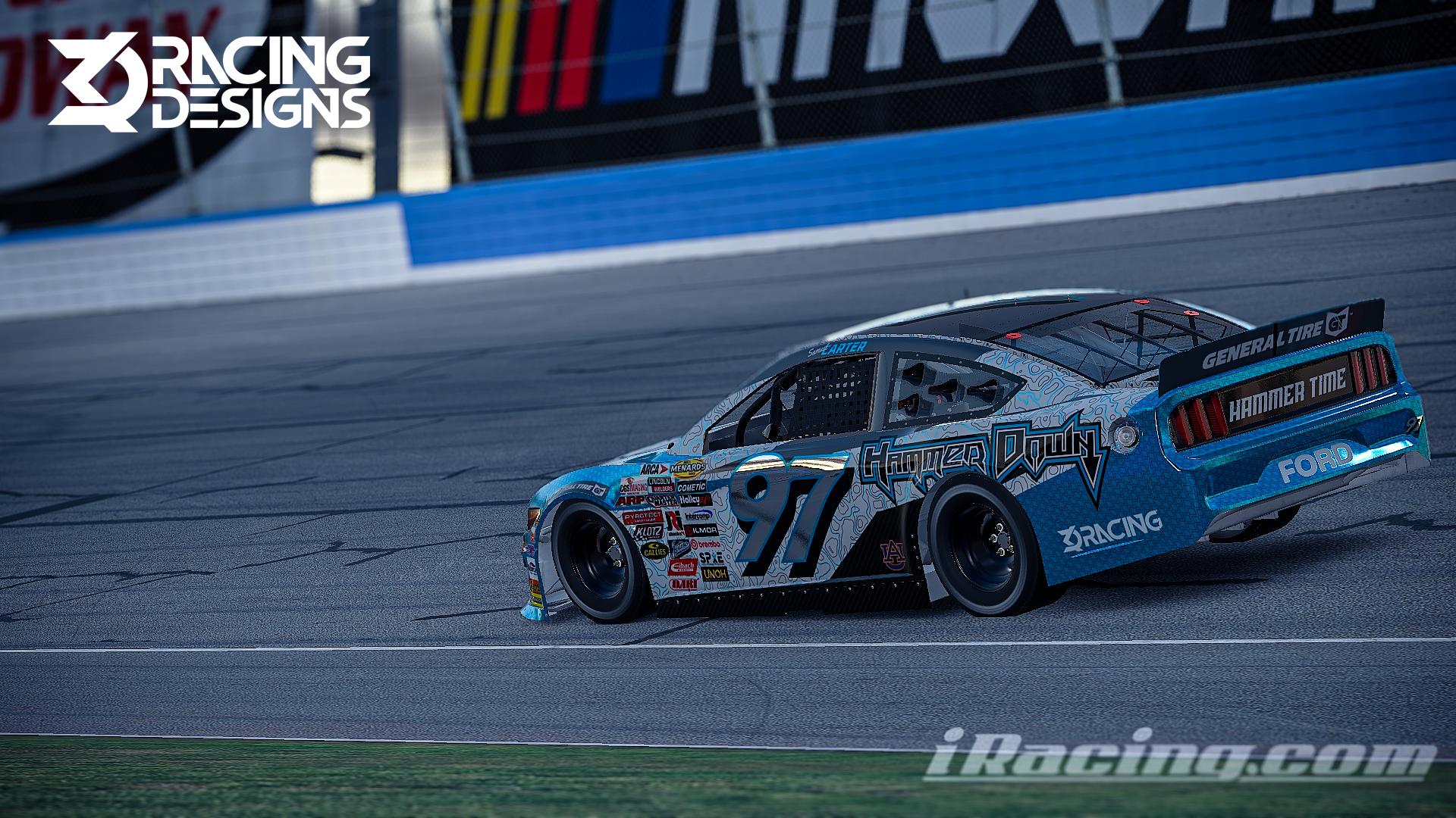 Samuel Carter #97 Hammer Down ARCA Ford Mustang by Johnathan Smith3 ...