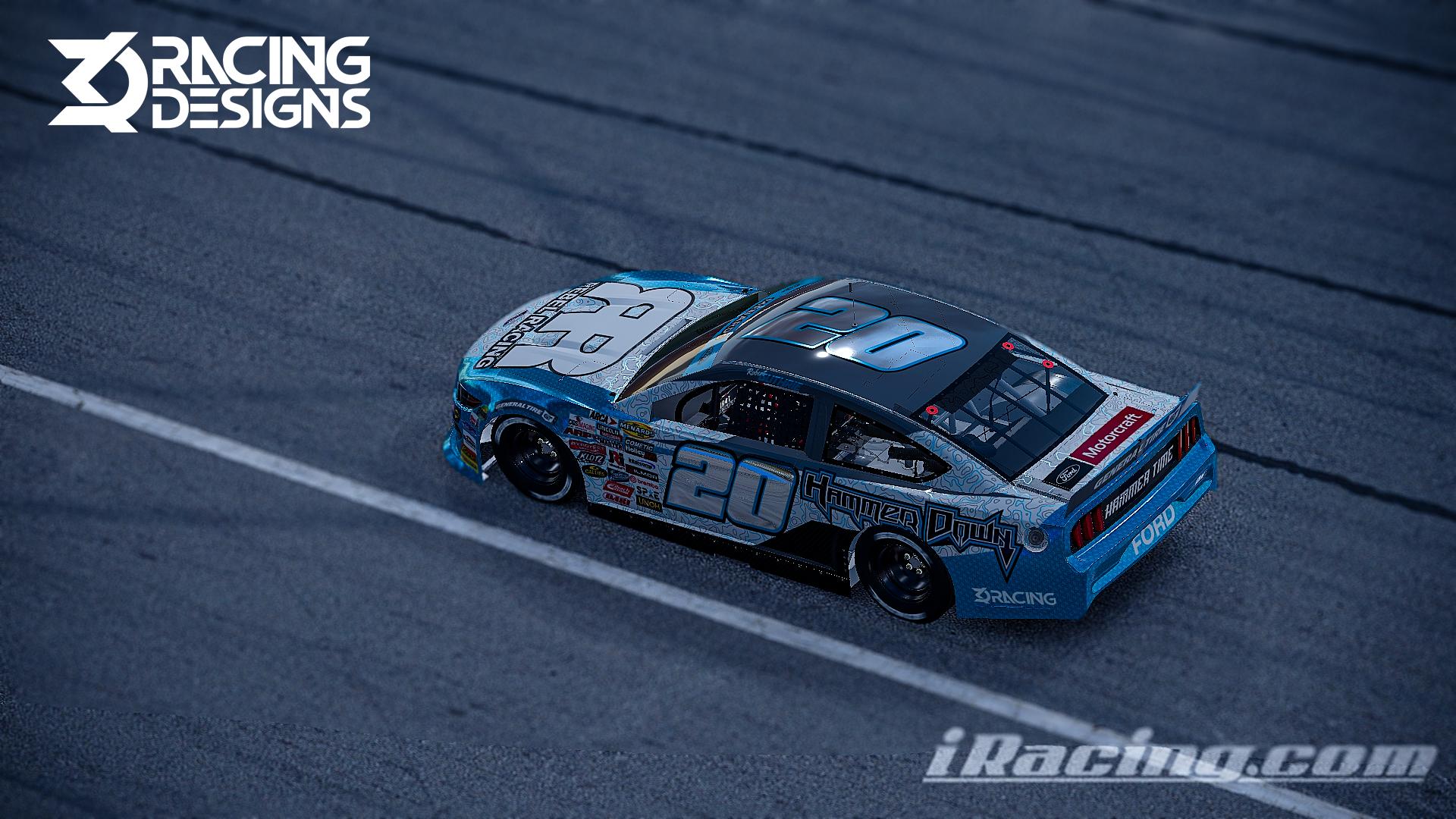 Robert Guthrie #20 Hammer Down ARCA Ford Mustang by Johnathan Smith3 ...