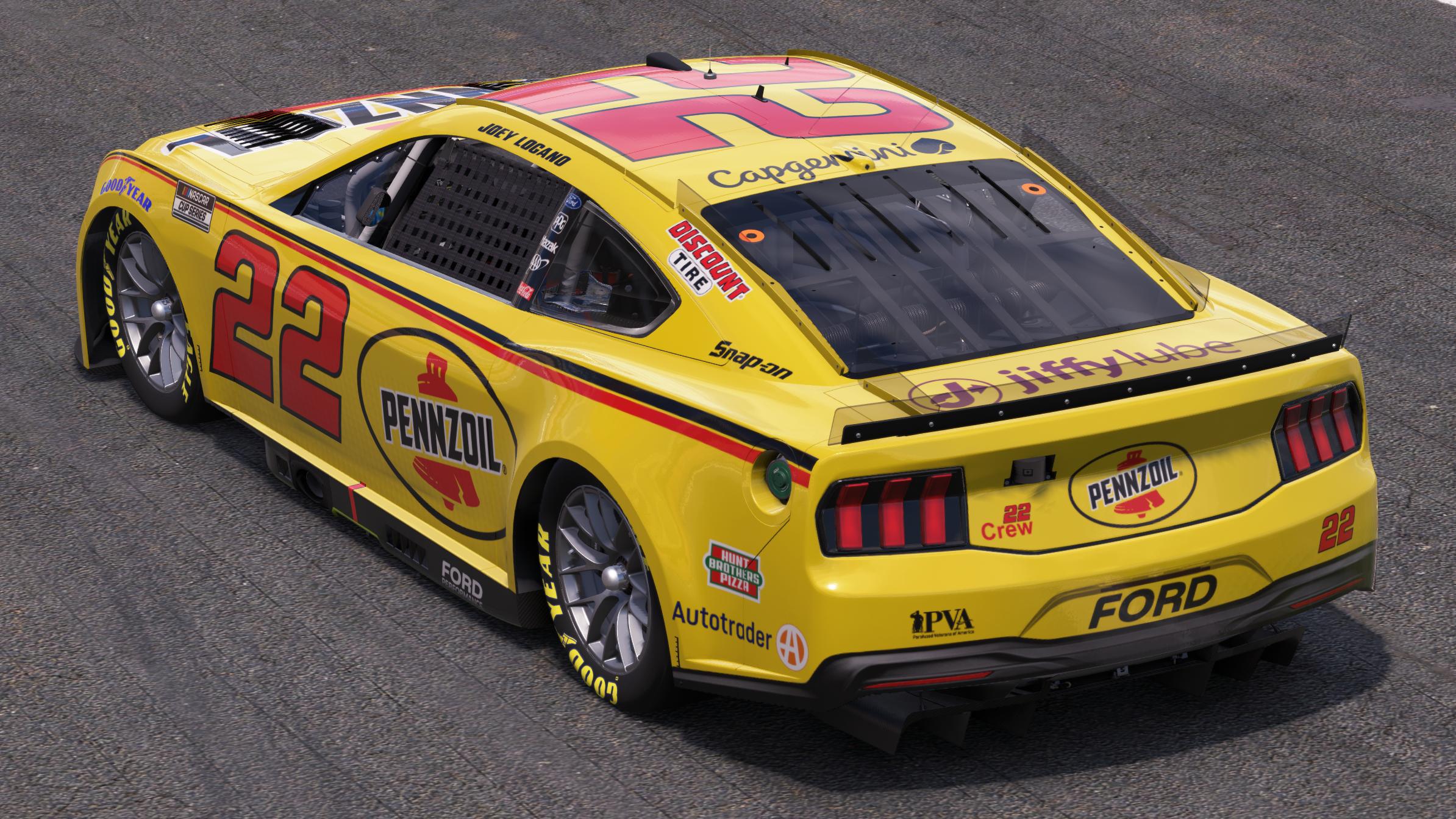 Joey Logano Team Penske Pennzoil Yellow Submarine by Mick J. - Trading ...