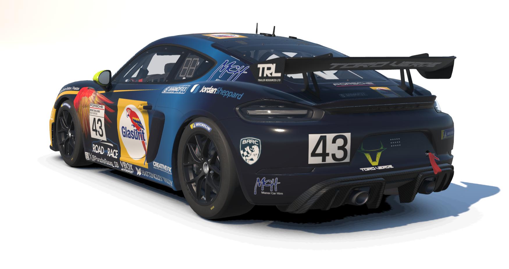 Toro Verde Car #43 - Tom Bradshaw by Keith Archer - Trading Paints