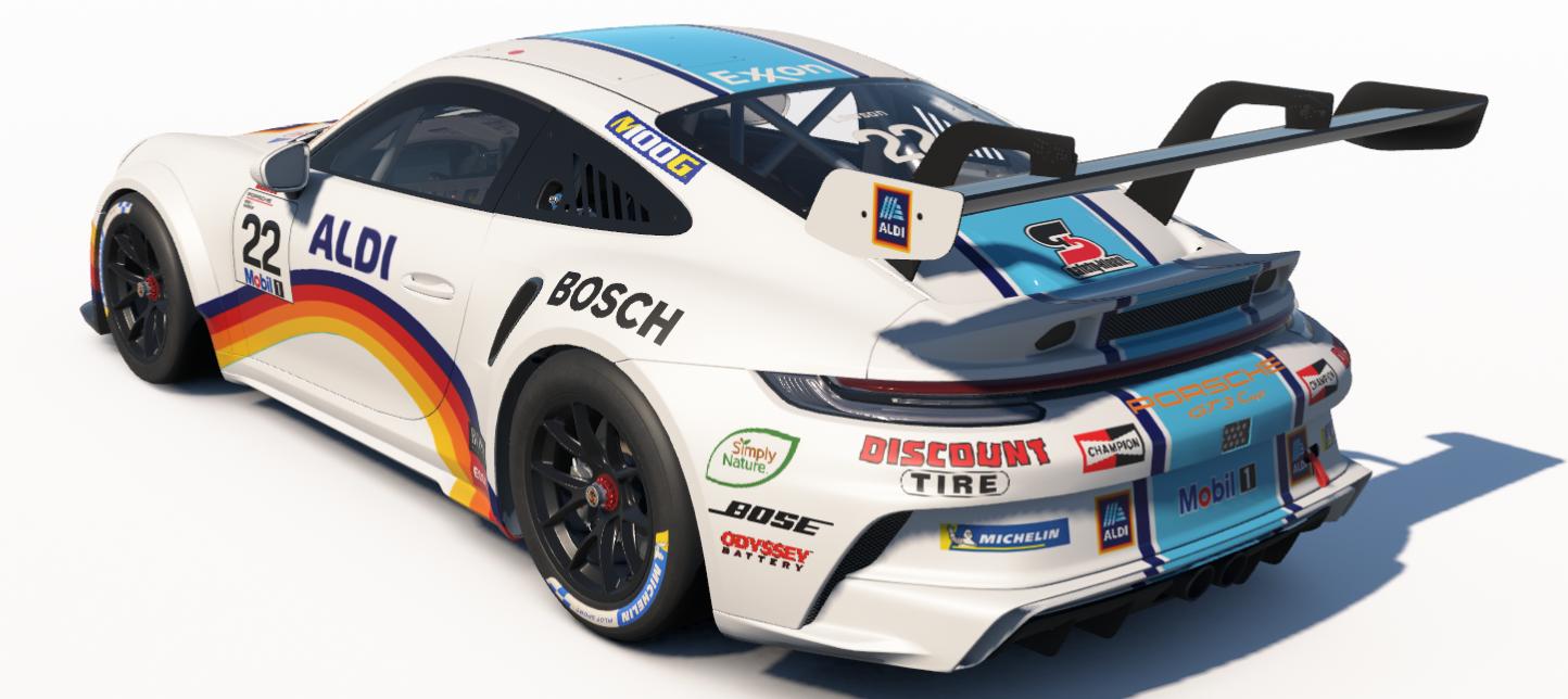 Aldi/Bosch Porsche 911 GT3 Cup 992 by Ronald Lawson2 - Trading Paints