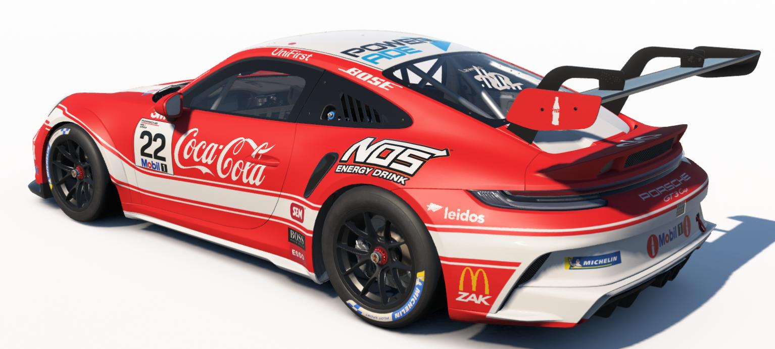 Coca Cola Porsche 911 GT3 Cup (992) by Ronald Lawson2 - Trading Paints