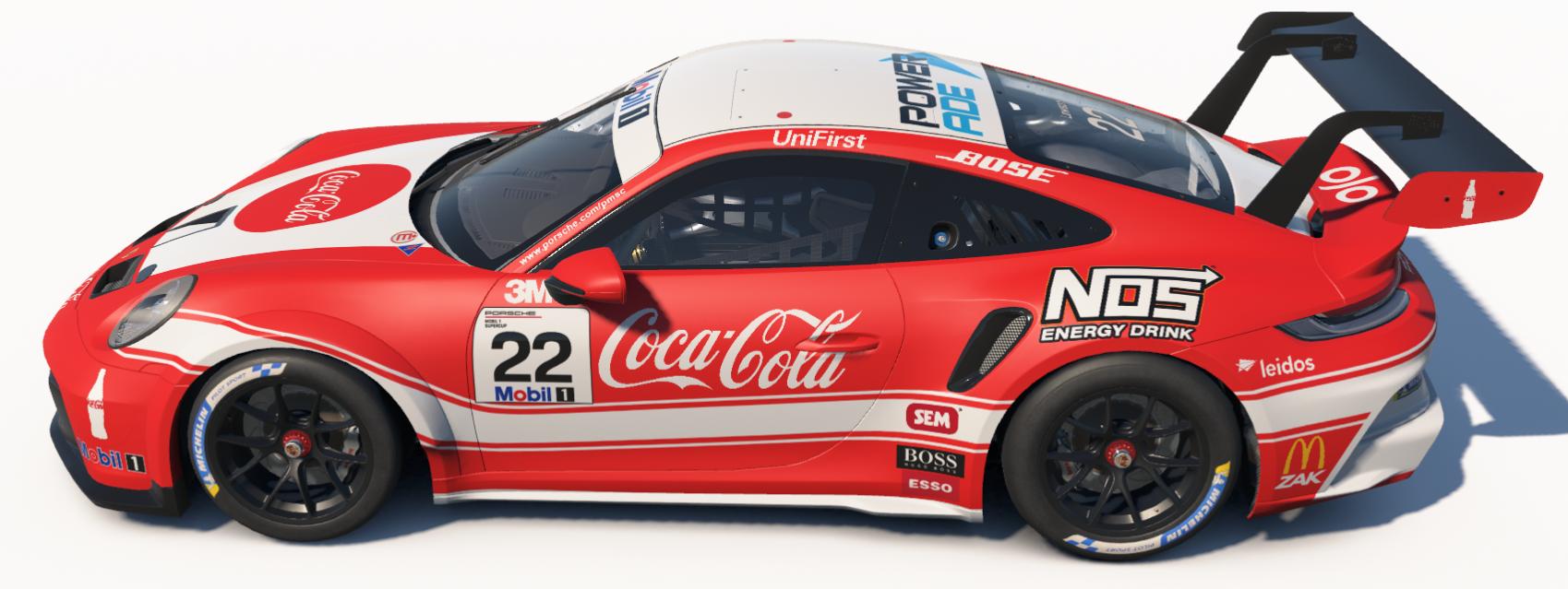 Coca Cola Porsche 911 GT3 Cup (992) by Ronald Lawson2 - Trading Paints