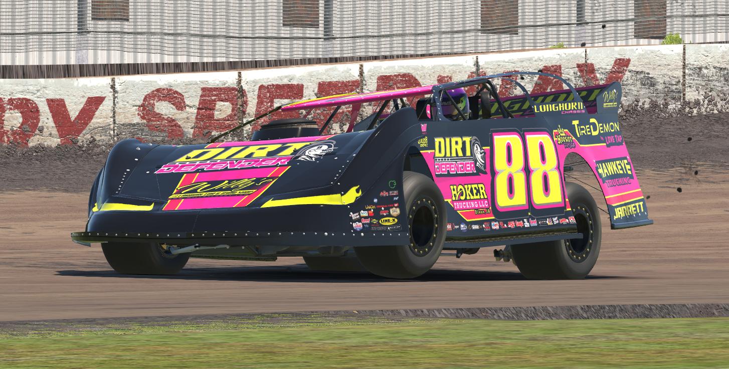 D.J. Jarrett / "Pink-Flo" DLM / #88 by Joshua Wright3 - Trading Paints