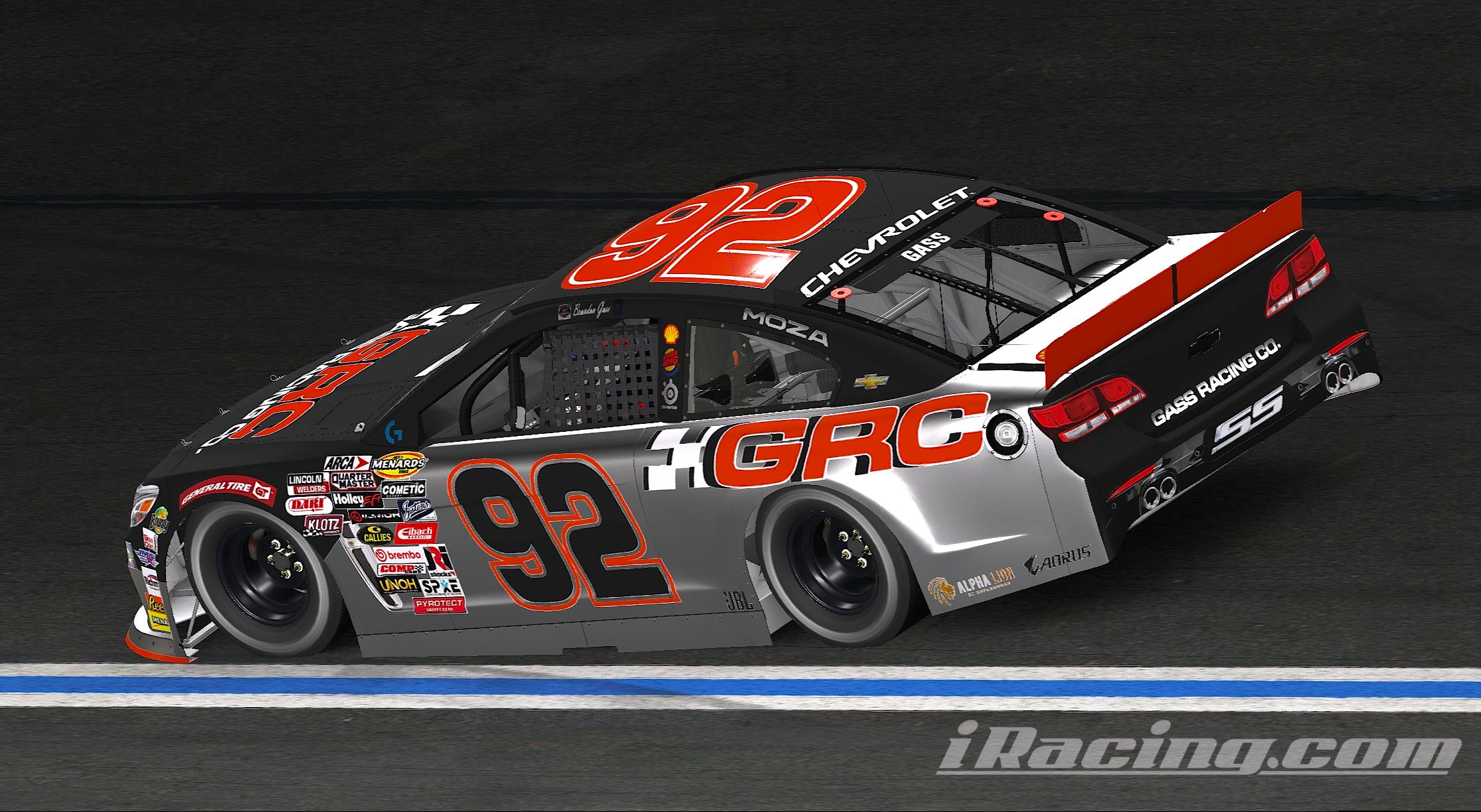 Brandon Gass Official "GRC" ARCA Personal Paint by Brandon G. - Trading ...