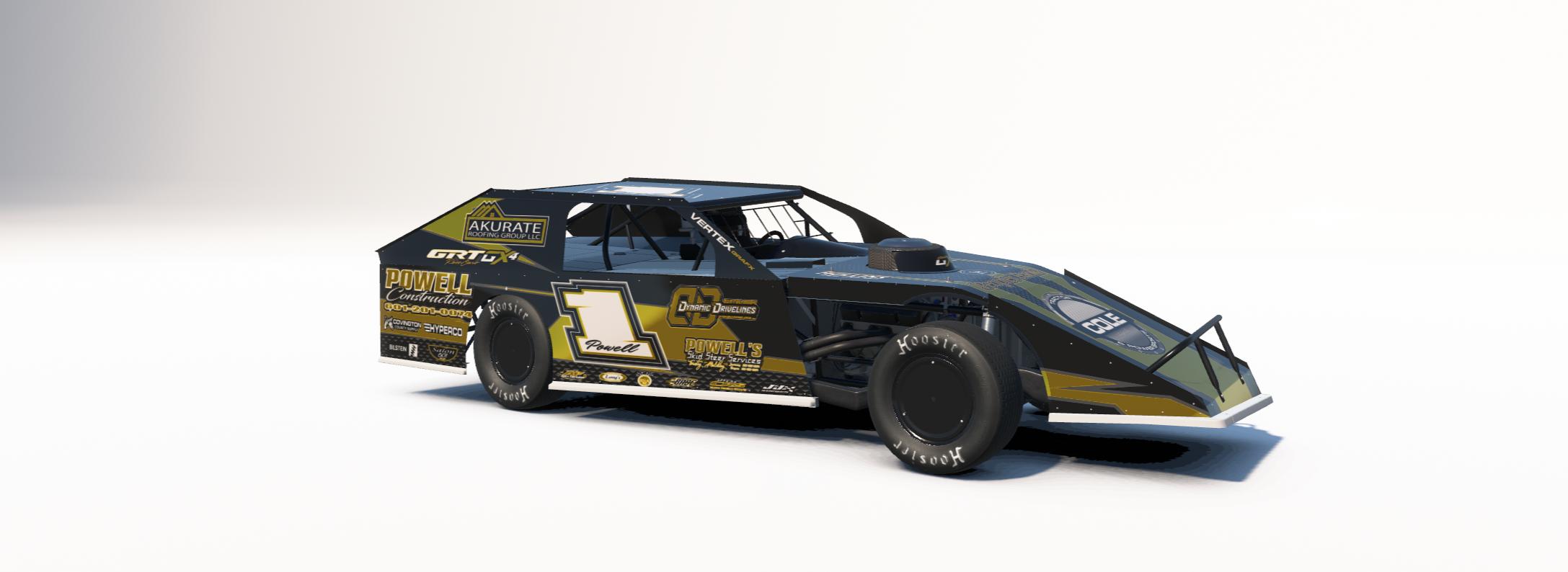 Drake Powell Dirt UMP Modified by Tyler Bowman4 - Trading Paints