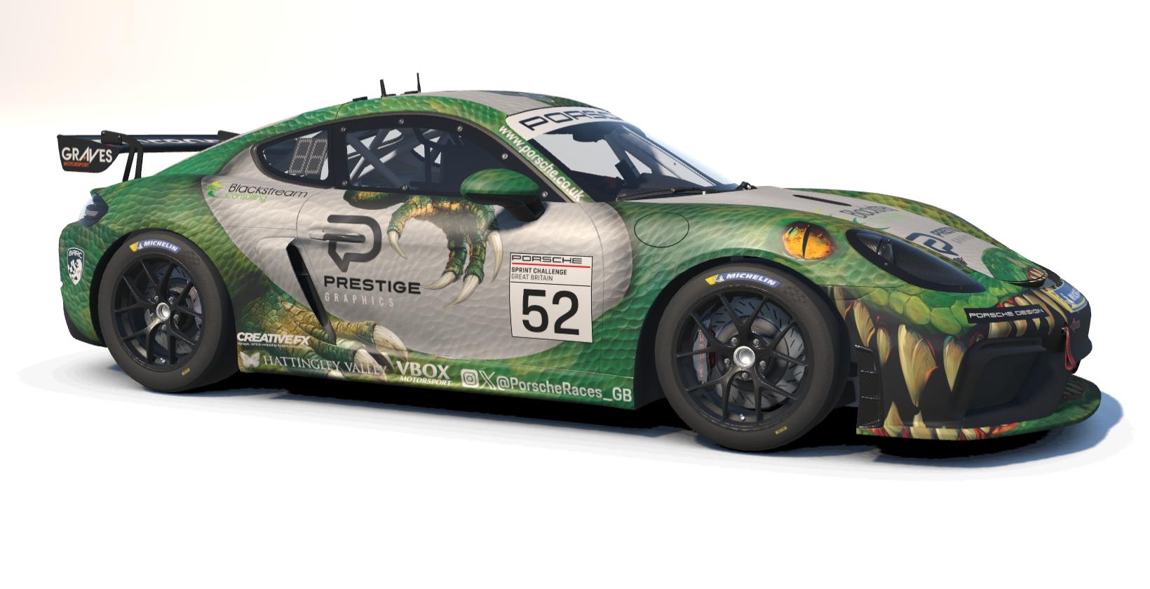 Graves Motorsport Car #52 - Alister Weston "DinoPorschaus" for the ...