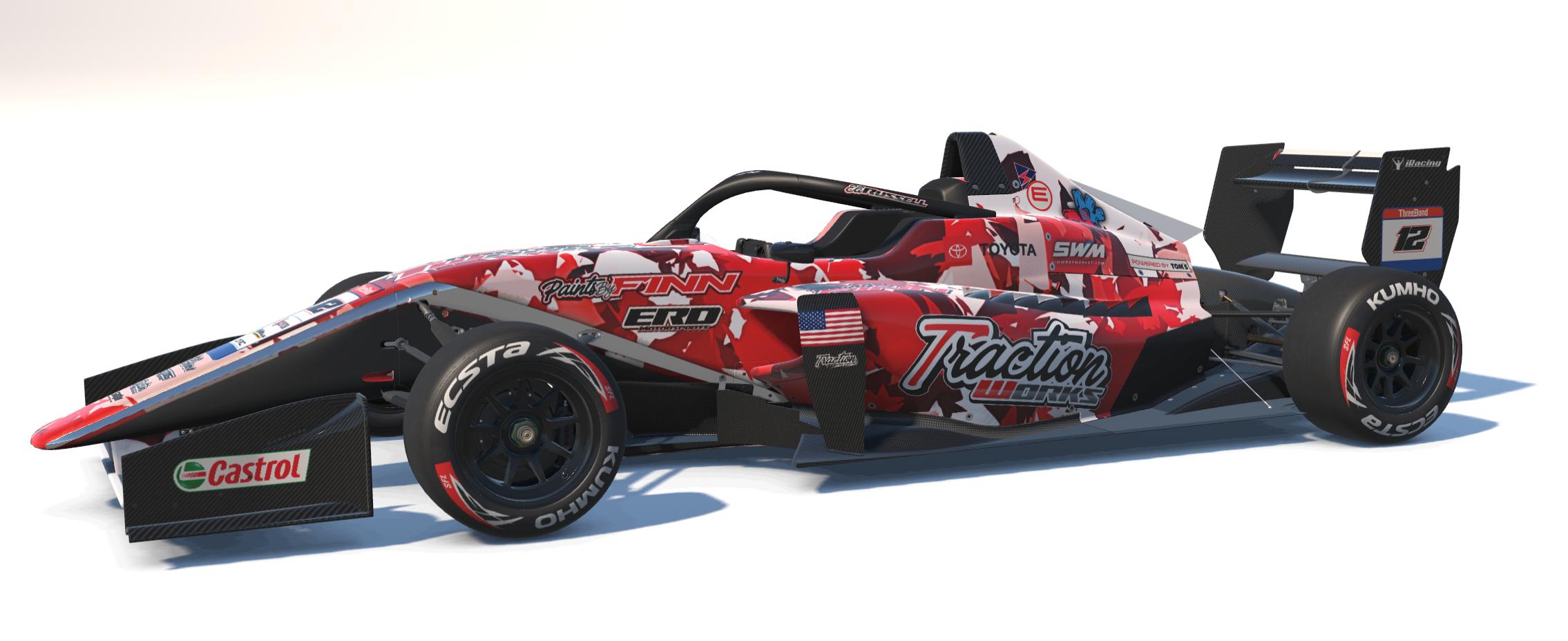 Eli Russell super formula lights 3.0 by Finn Buckley - Trading Paints