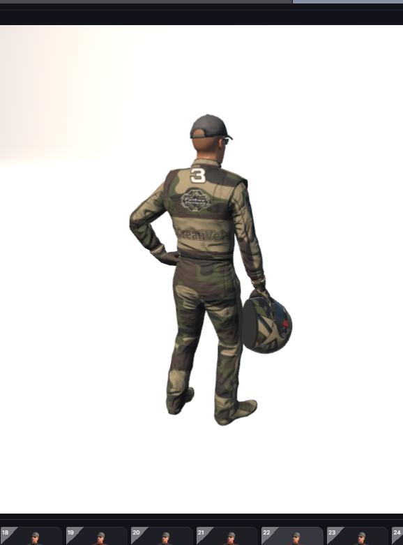 Bobby Grey Camo Suit by Brant Mickel - Trading Paints