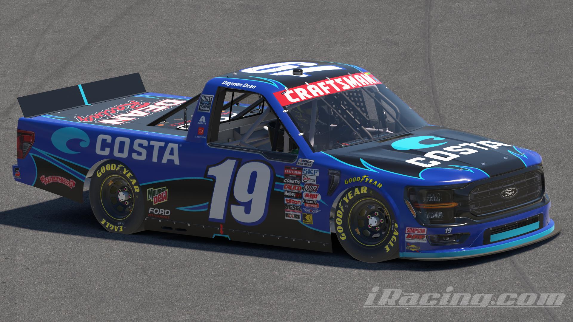 Daymen Dean - 2025 Costa Sunglasses by Jared W. - Trading Paints