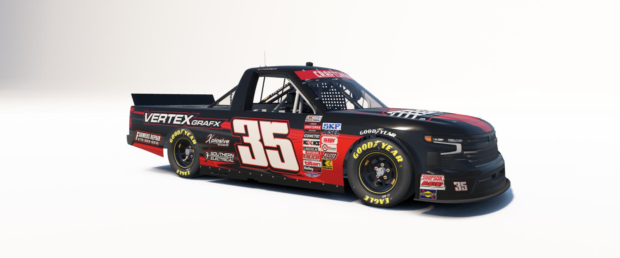 Kyle Hardy Chevrolet Silverado Truck 2019 by Tyler Bowman4 - Trading Paints