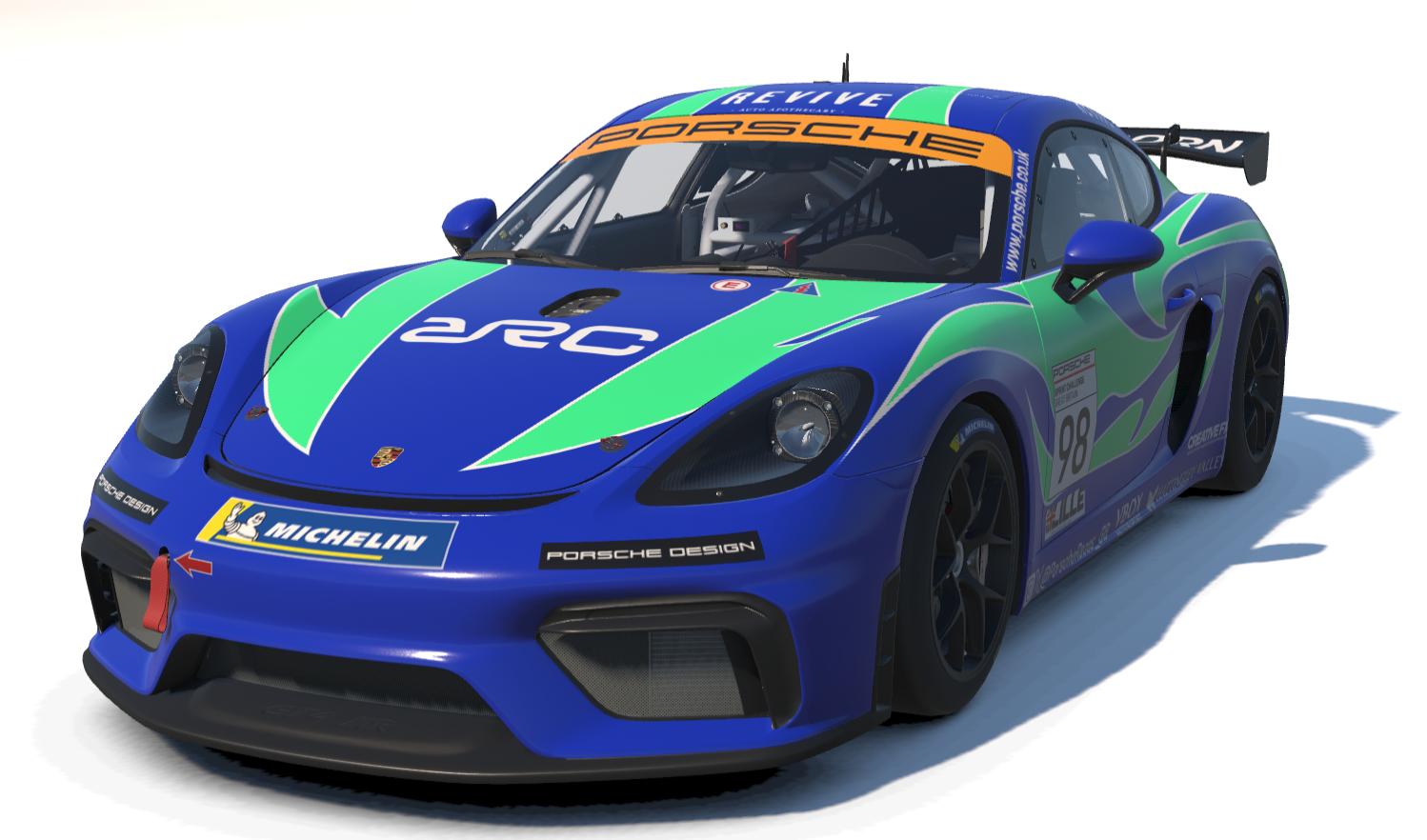 Graves Motorsport Car #98 - Oliver Cottam - Porsche Sprint Challenge GB ...