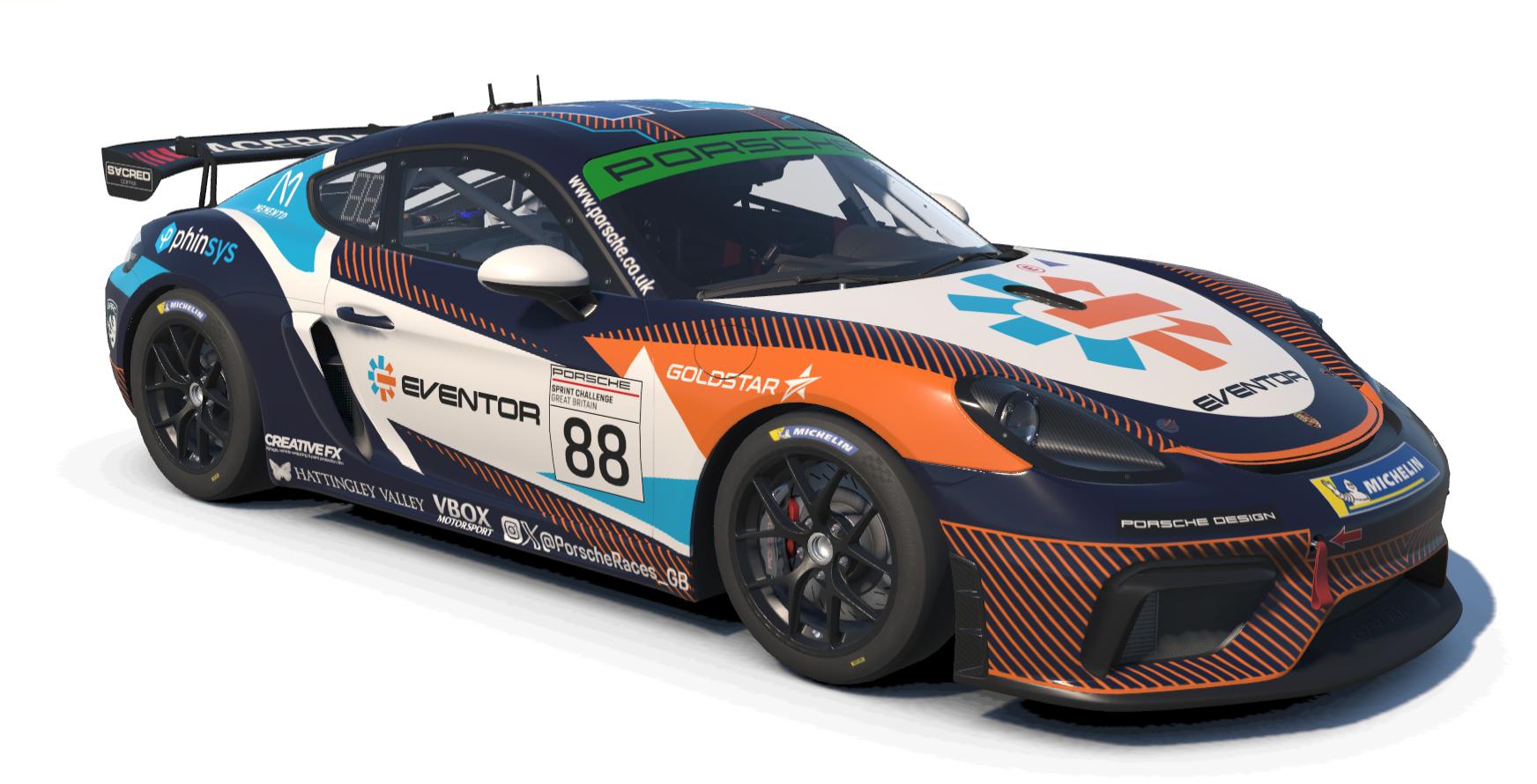 Team Parker Racing Car #88 - Olli Meadows - Porsche Sprint Challenge ...