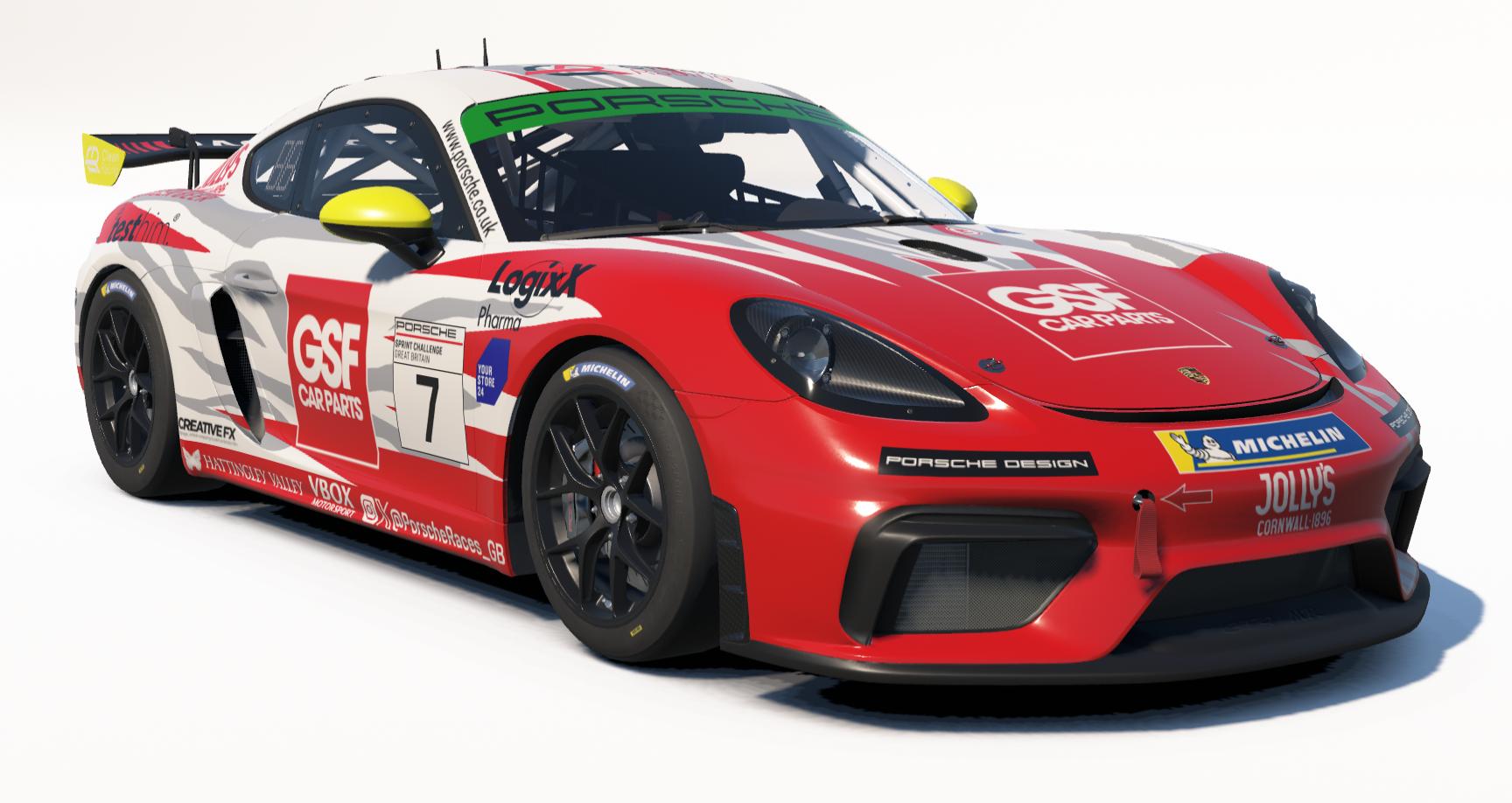 Clean Racing Car #7 Aimee Watts - Porsche Sprint Challenge GB 2025 by ...