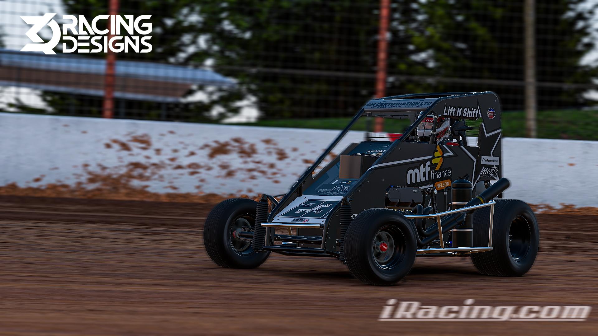 Bailey Bensemann #24N MTF Finance Dirt Midget by Johnathan Smith3 ...