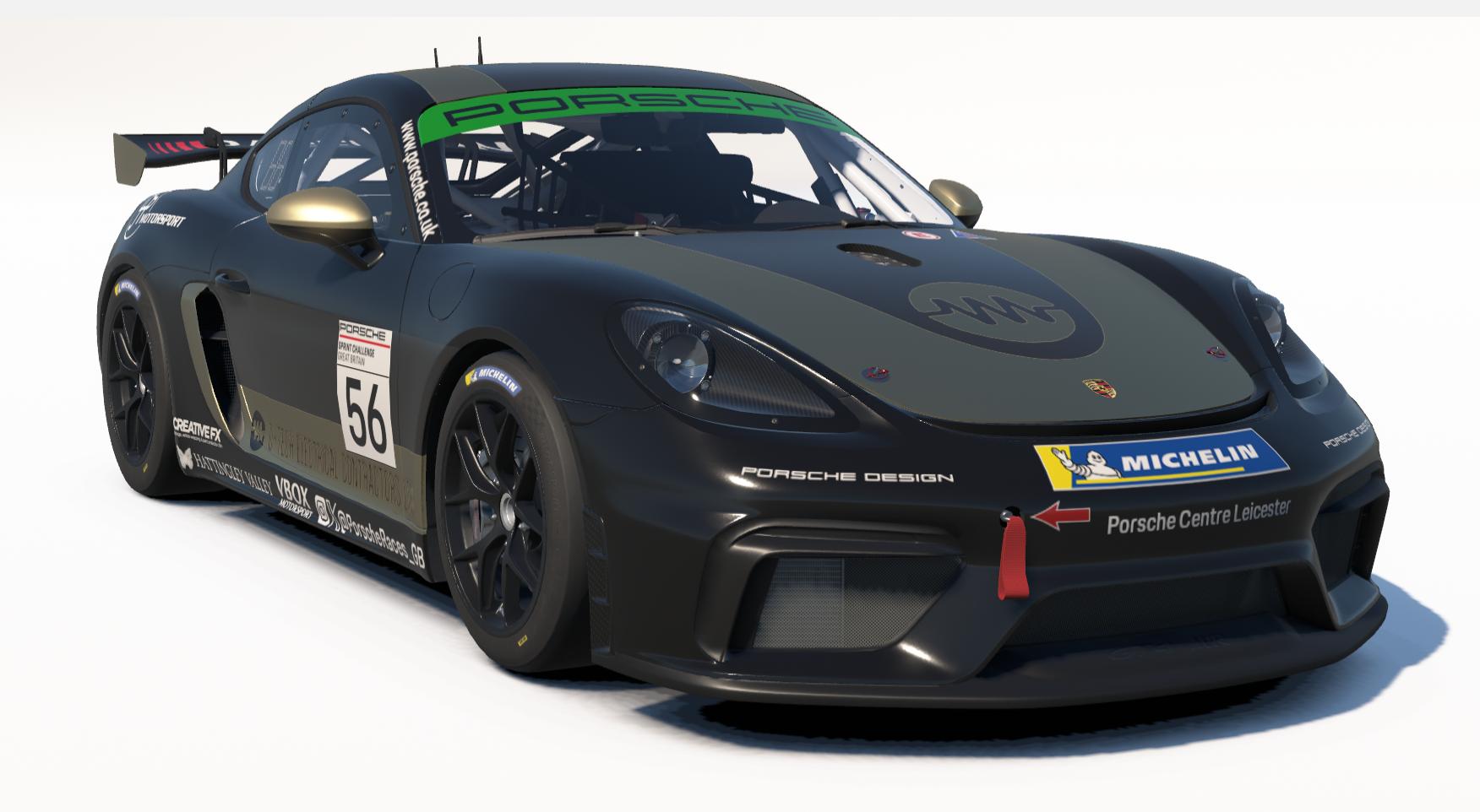 LFP Motorsport Car #56 Dean Burden - Porsche Sprint Challenge GB 2025 ...