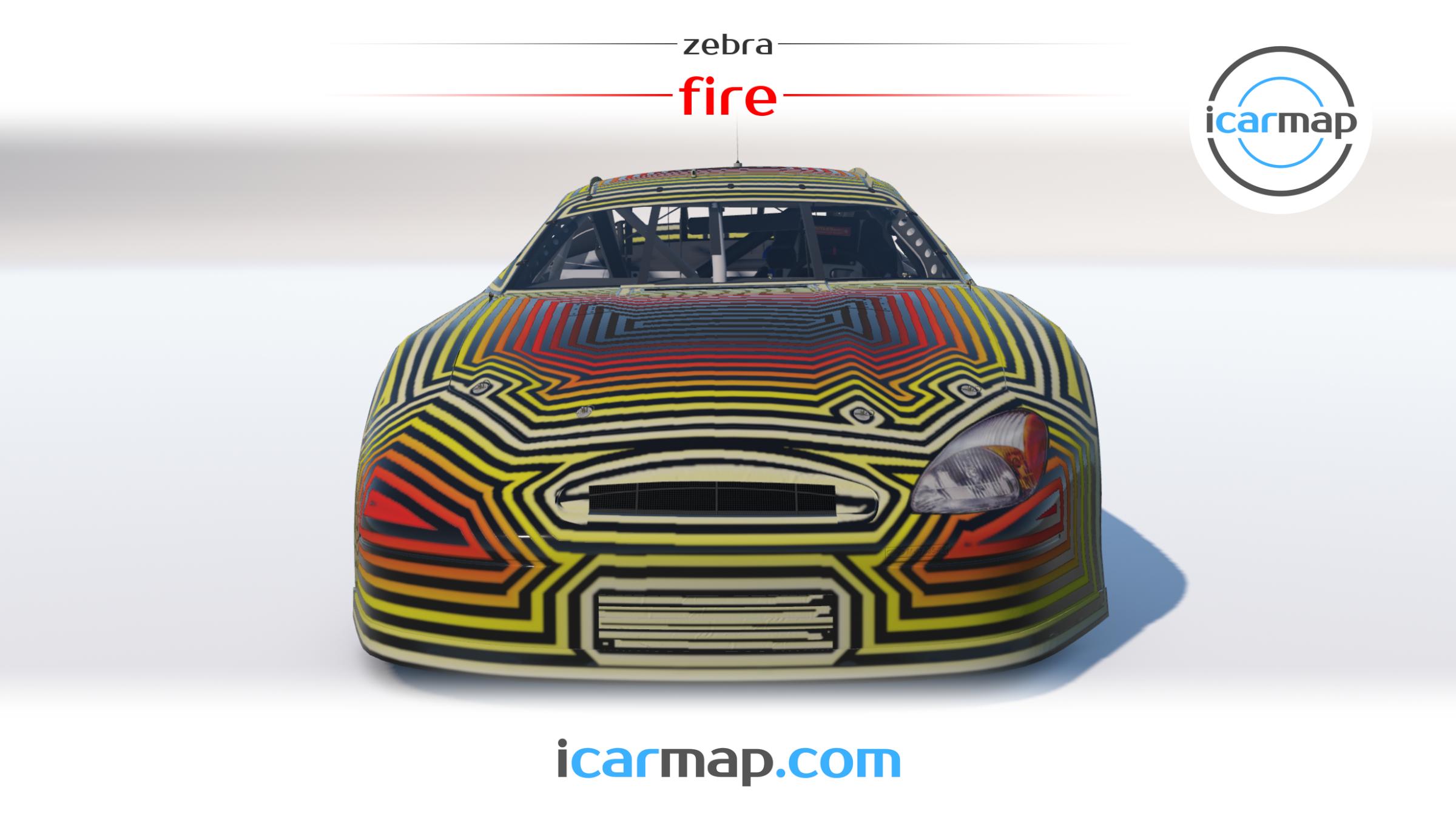 Zebra - Fire (Gen 4 Ford Taurus - 2003) by Will M. - Trading Paints