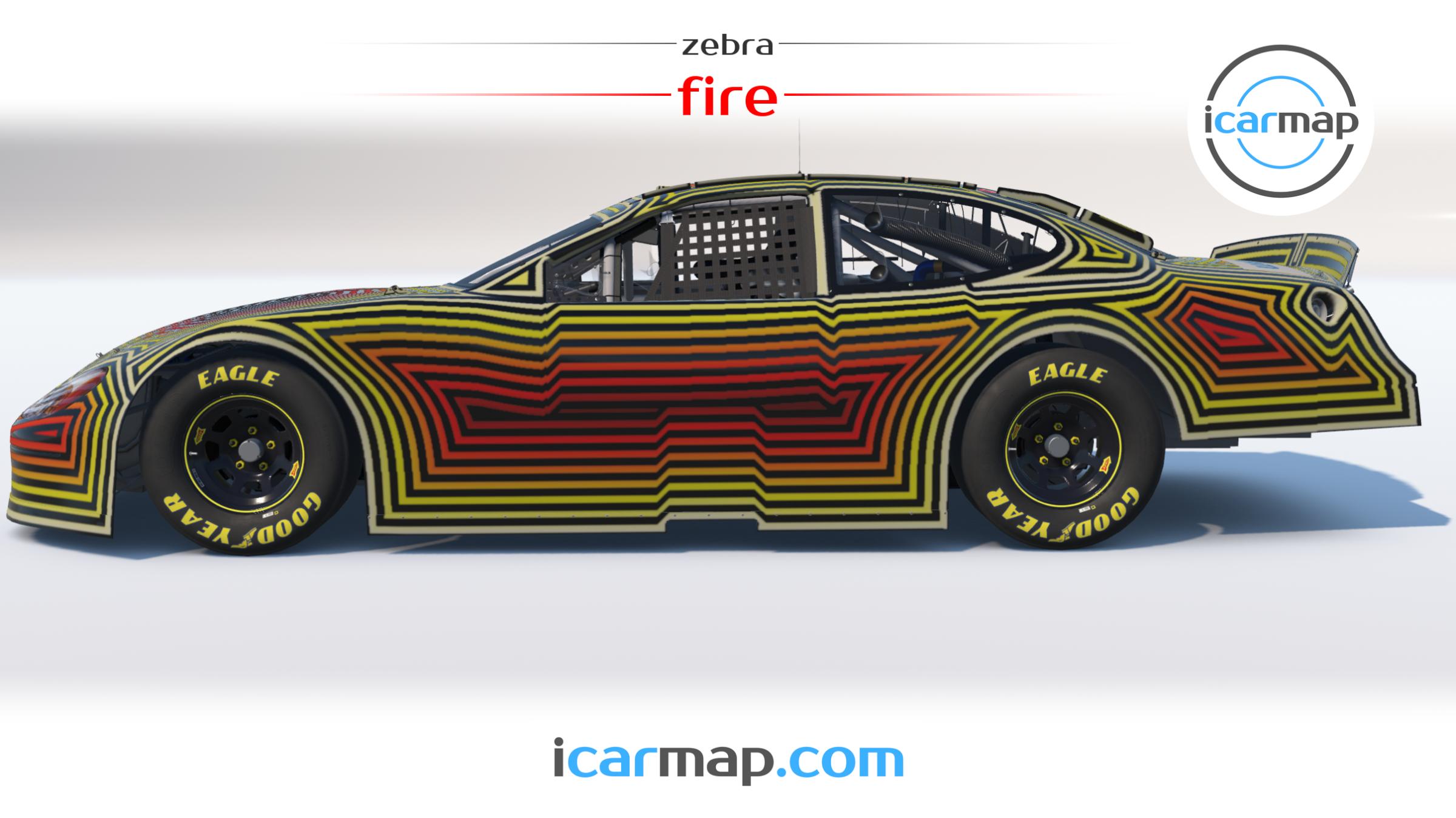 Zebra - Fire (Gen 4 Ford Taurus - 2003) by Will M. - Trading Paints